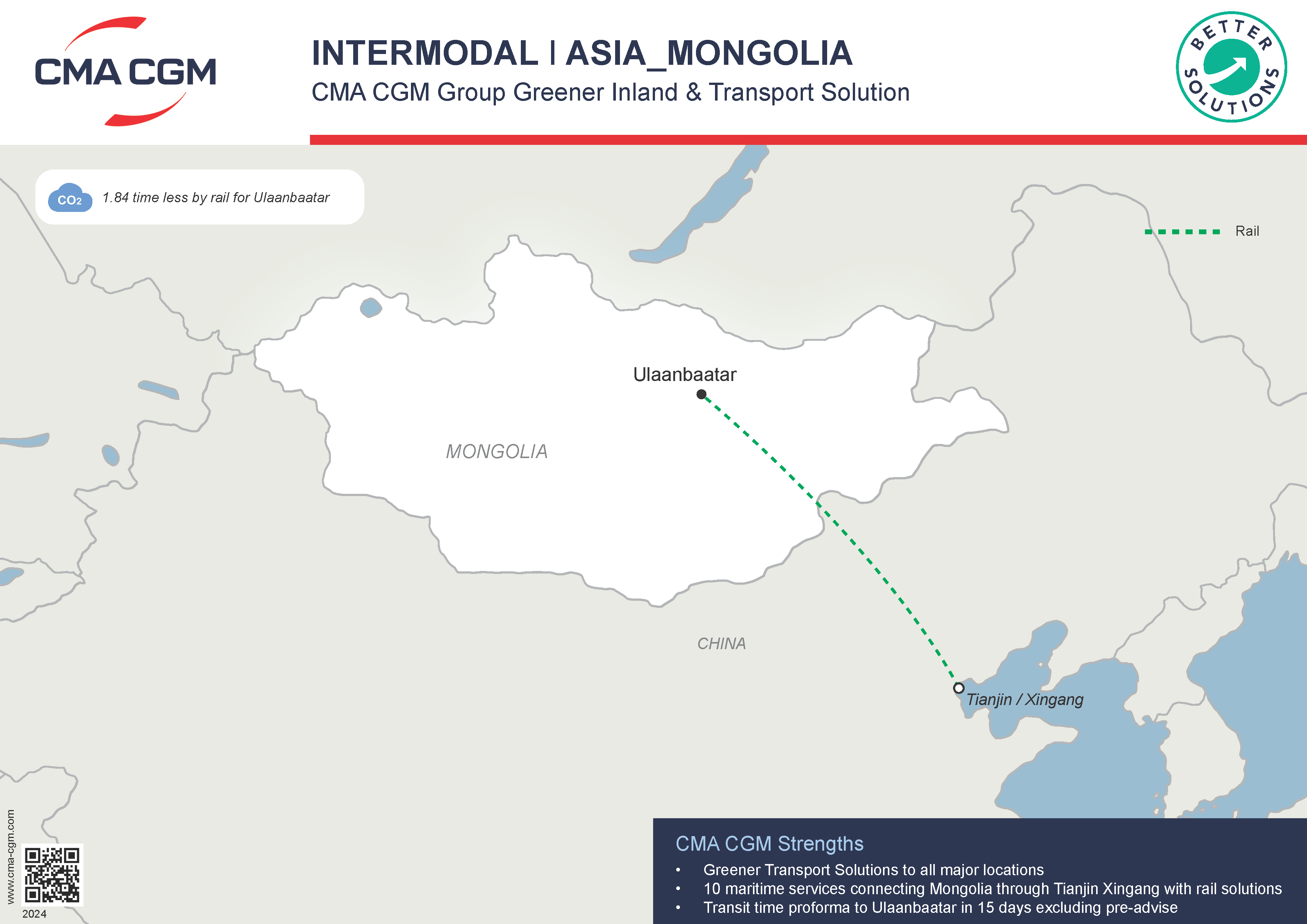 CMA CGM | Inland and intermodal services in Asia